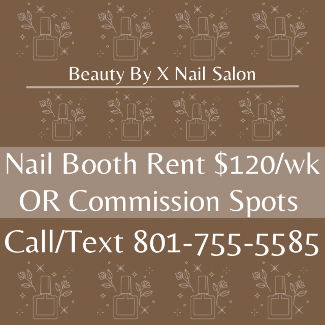 Nail Salon Booths Available at Beauty By X | Provo Towne Centre